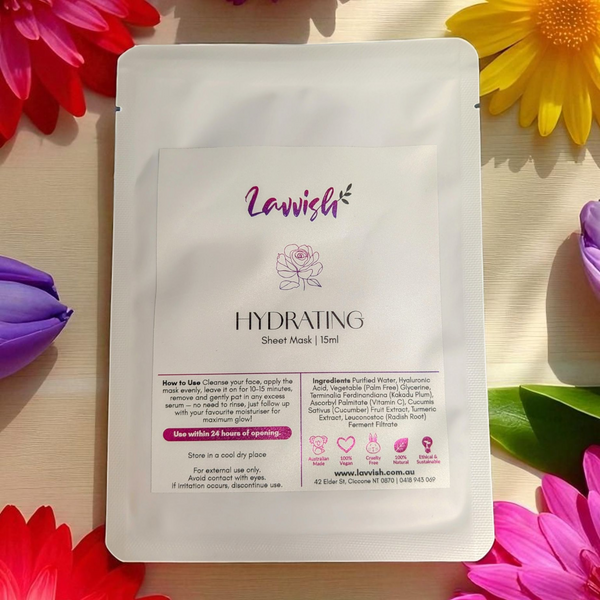 Hydrating sheet mask – Red Centre Gift Baskets
